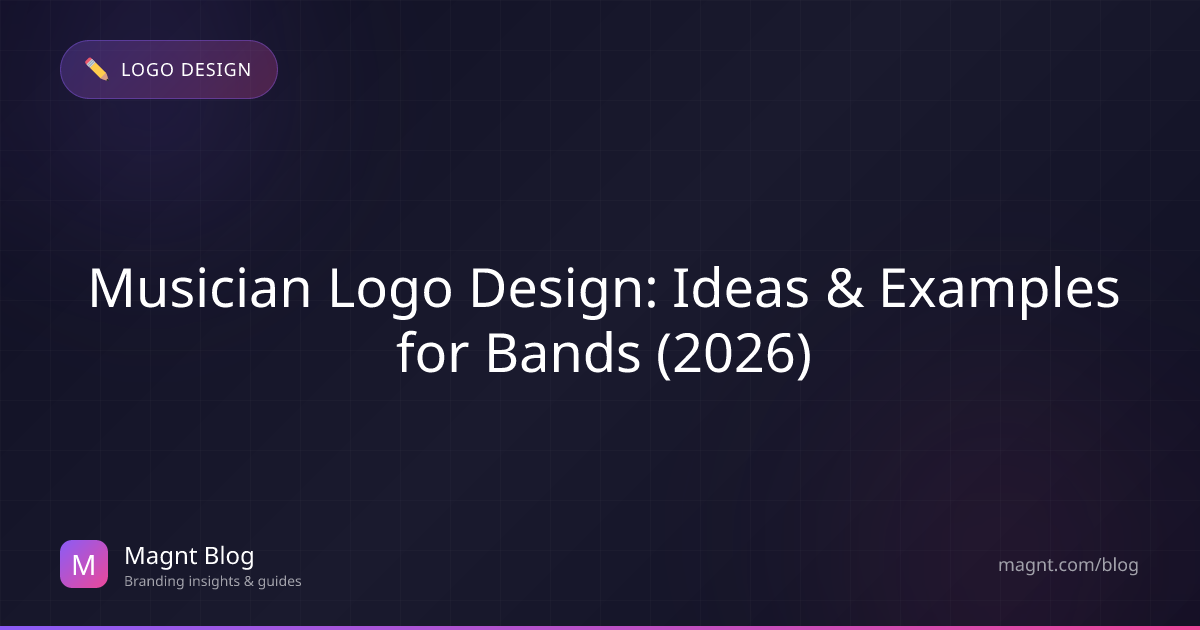 Musician Logo Design: Ideas & Examples for Bands (2026) | Magnt